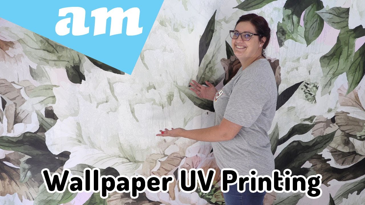 Wallpaper with Adhesive Back Printed on Large Format UV Printer for ...