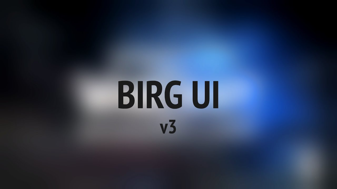 Birg UI - v3 - YouTube