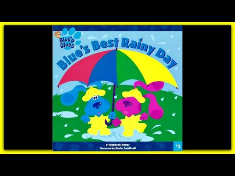 BLUE'S CLUES "BLUE'S BEST RAINY DAY" - Read Aloud Story book for kids ...