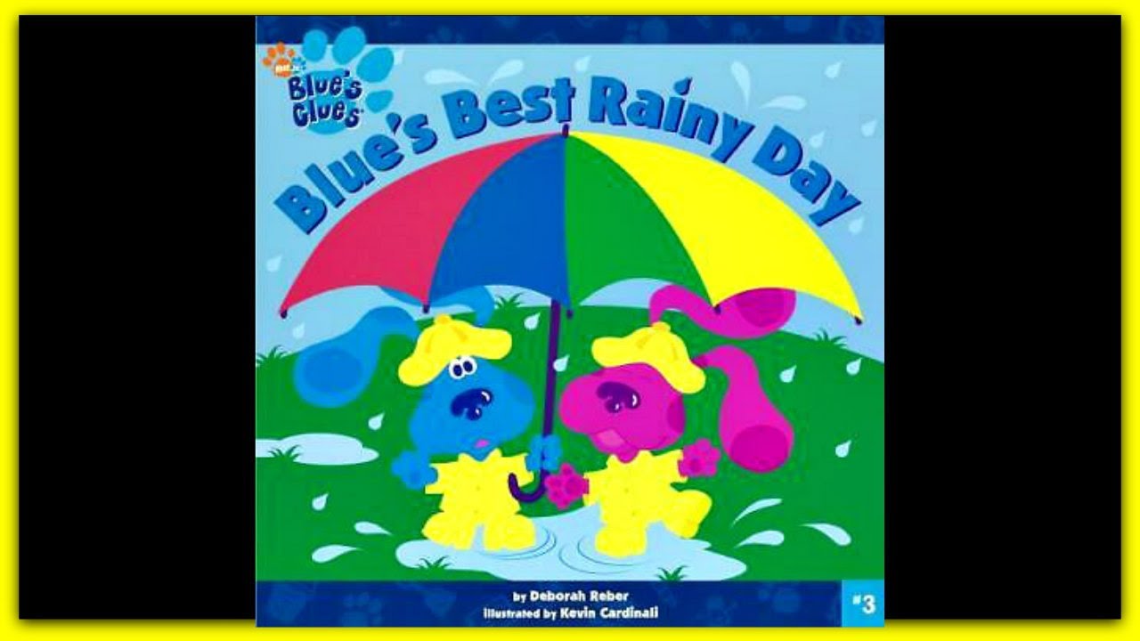 BLUE'S CLUES "BLUE'S BEST RAINY DAY" - Read Aloud Story book for kids ...