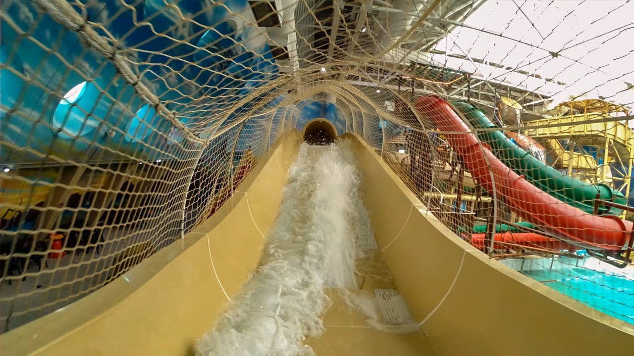 UK's Longest Indoor Coaster Slide | Master Blaster | Sandcastle ...