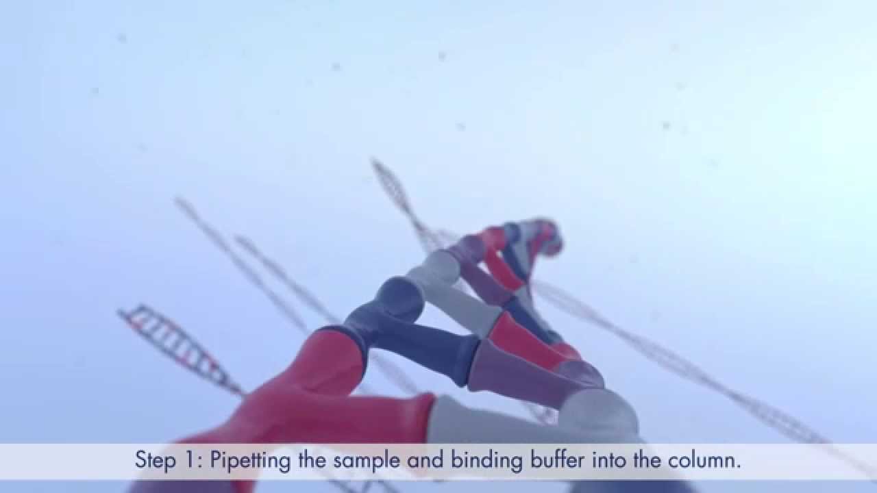 Take a closer look inside the cleanup spin column - YouTube