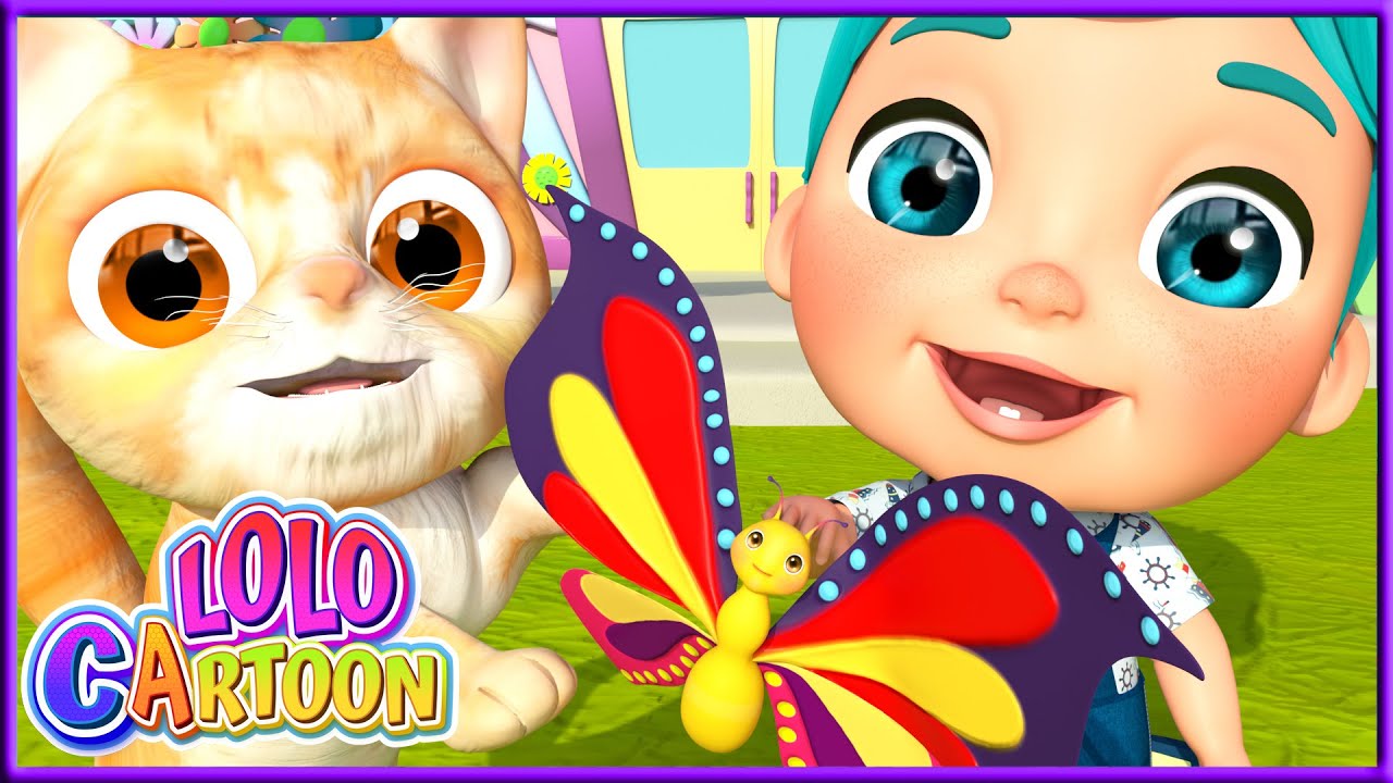 Kitty Cat + More Nursery Rhymes & Kids Songs - Lolo Cartoon Nersury ...