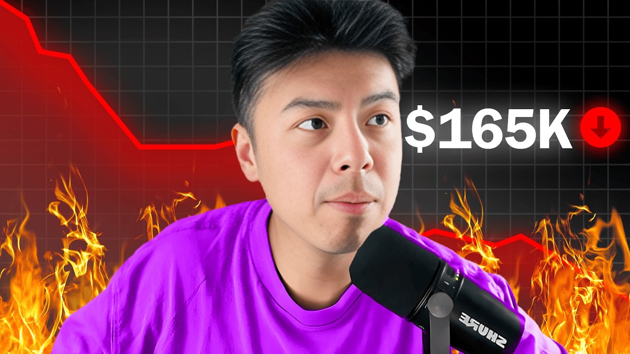 My net worth is down $165k this month…😭😭 - Building in Public Day 291 ...