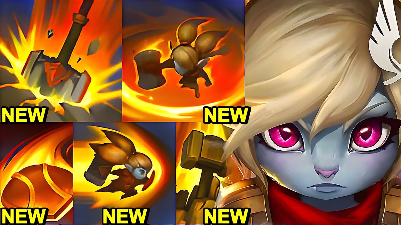 Wild Rift China Poppy - NEW BROKEN CHAMPION POPPY GAMEPLAY - NEW ...