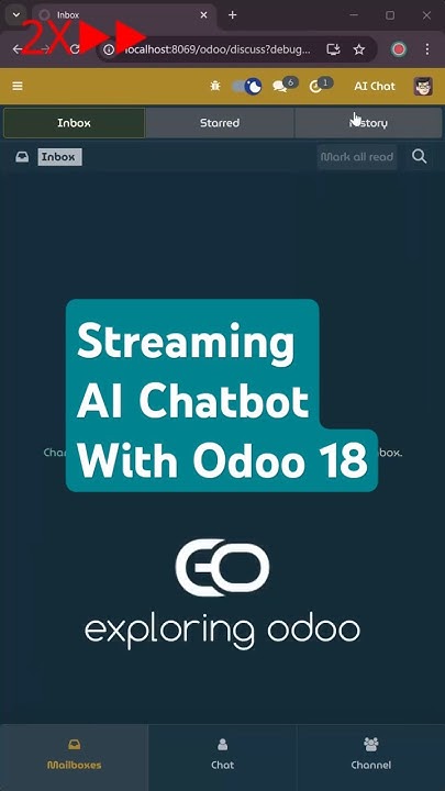 Streaming AI Chatbot with Odoo 18 #odootutorials #odoo - YouTube