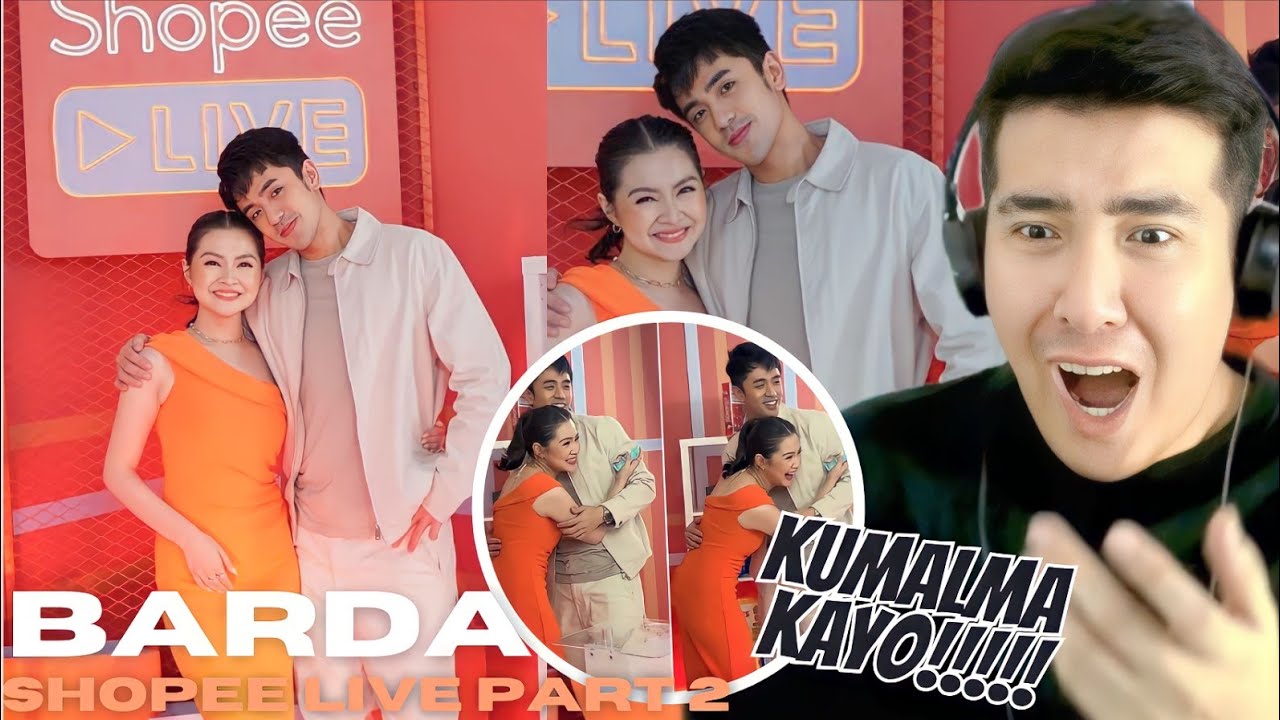 [REACTION] FILAY | BARDA | SHOPPEE LIVE PART 2 Barbie Foreteza | David ...