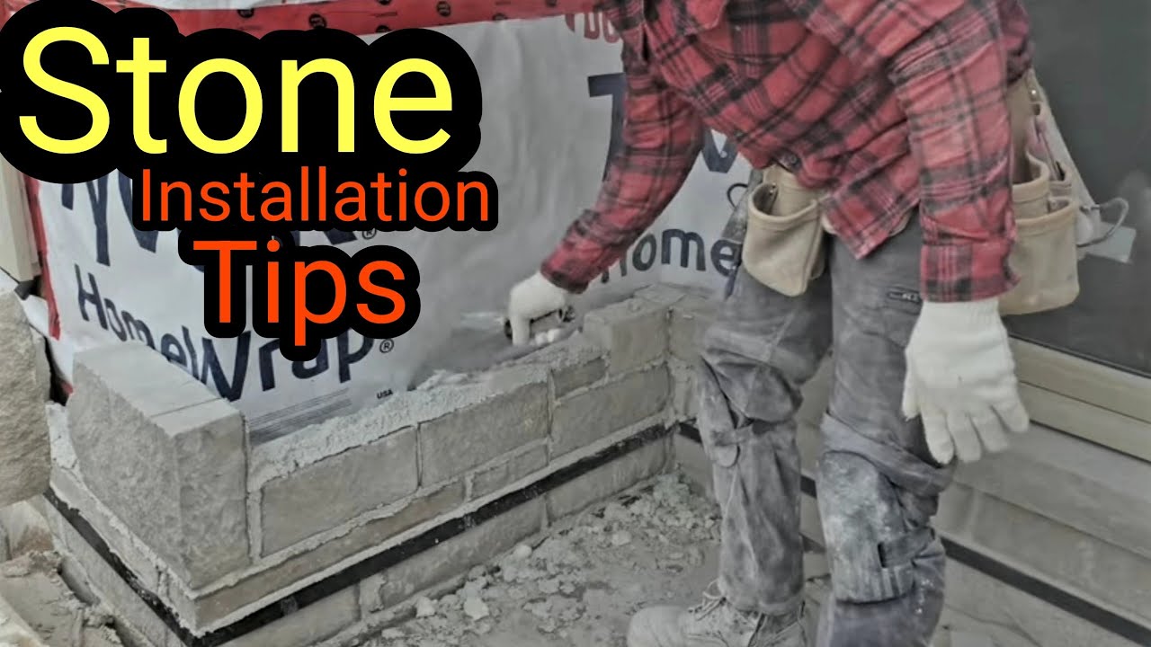 Stone Installation DIY Tips For Beginners - YouTube
