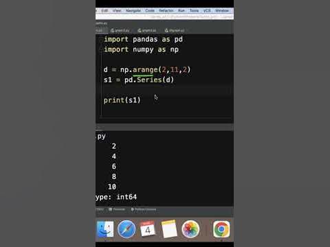 CBSE Class 12 Informatics Practices, 1 Minute Revision, Python pandas, Creating Series - numpy ...