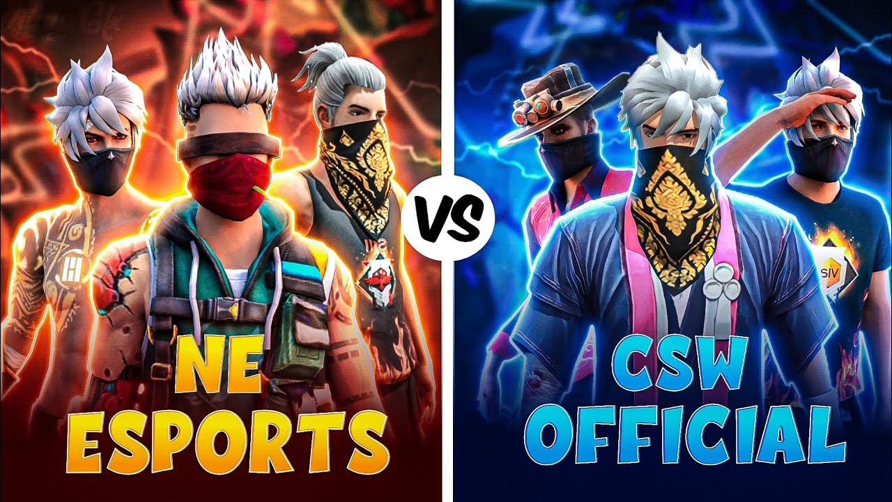 NE E-SPORTS VS CSW OFFICIAL 😱 🤬 CHALLENGE 👿@CSW_OFFICIAL@classyfreefire ...