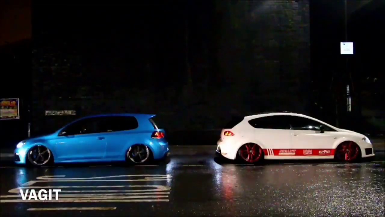 Golf R & Cupra Shooting Flames - YouTube