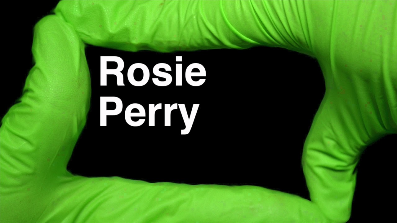 How to Pronounce Rosie Perry - YouTube