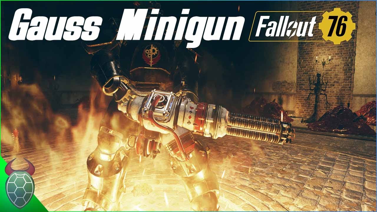 Fallout 76 Meine Waffensammlung Gauss Minigun [Deutsch] - YouTube