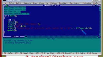 QBASIC Programming basic tutorial graphics game loop goto - YouTube