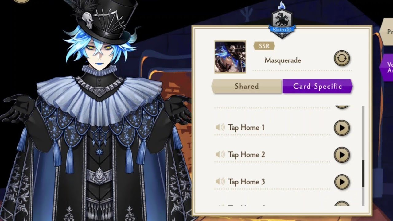 [Twisted Wonderland] Idia Shroud Masquerade Voice Lines - YouTube