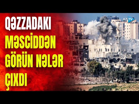 Qəzzada məscidə girən əsgərlər hərbi strateji obyekt aşkarladı: görün nələr tapıldı