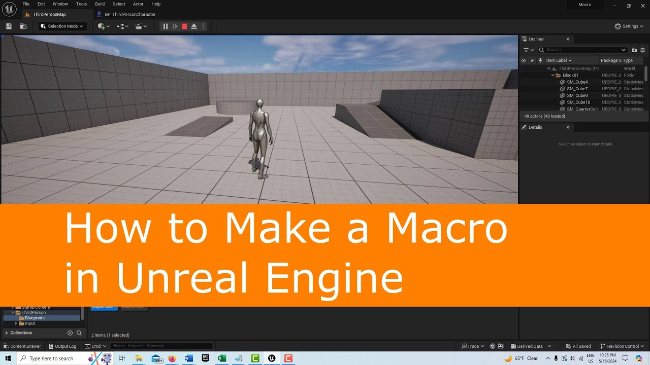 How to Make a Macro in Unreal Engine 5 - YouTube