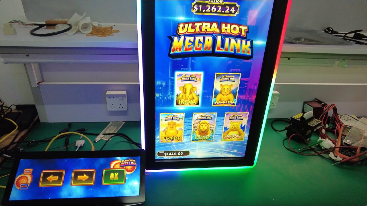 32 Inch Mega Link With Ideck Video Slot Gambling Games Machines For ...