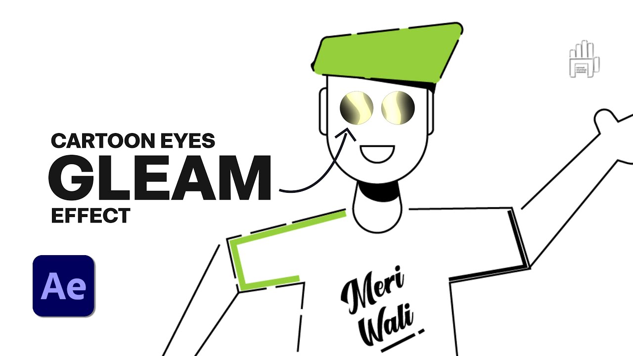 Cartoon Eyes Gleam Effect Tutorial in After Effects | Vector Motion ...