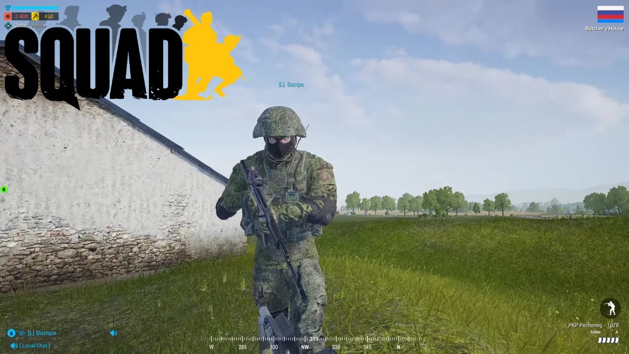 Squad Gameplay | Russian Army Machine Gunner - YouTube