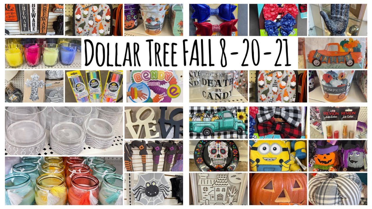 DOLLAR TREE 8-20-21 NEW HALLOWEEN & FALL - YouTube
