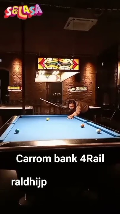Carrom Bank 4Rail || 9Ball - YouTube