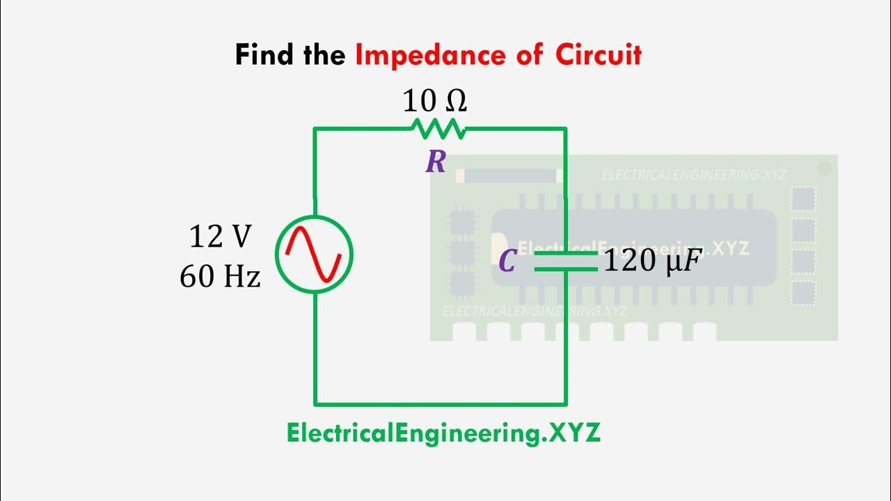 How to find Impedance of series RC Circuits - YouTube