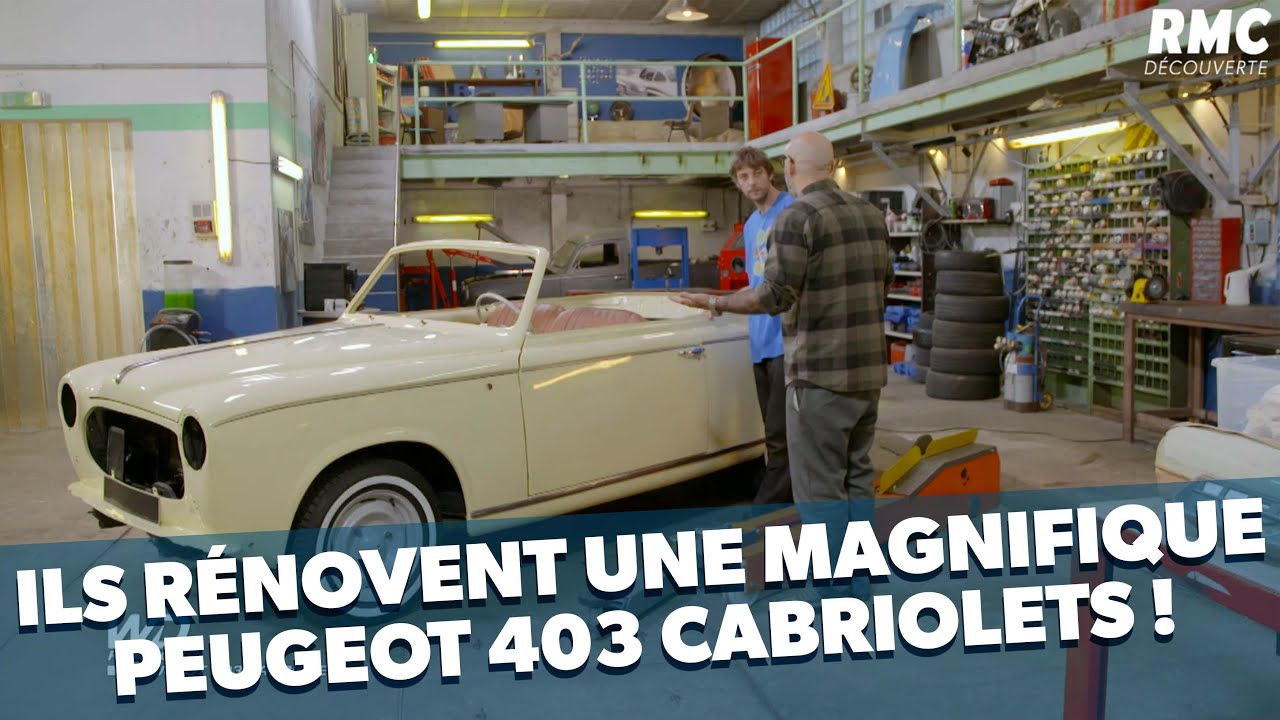 Ils rénovent une magnifique Peugeot 403 cabriolets ! - YouTube