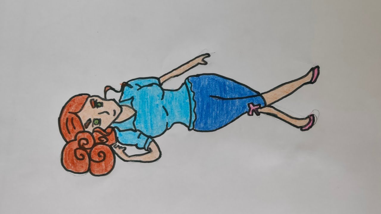 How to draw Ms.carolina | Shinchan | Paper4draw - YouTube