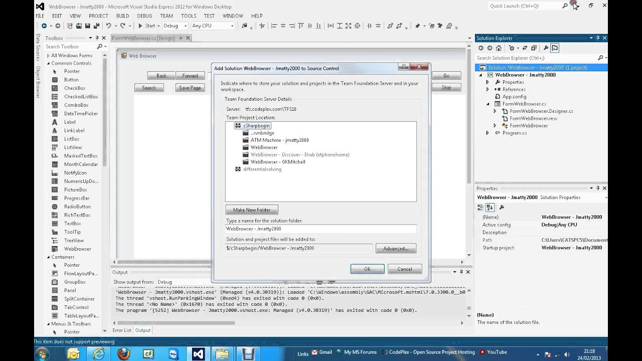 How To Upload A Solution To Codeplex Within 60 Seconds Youtube