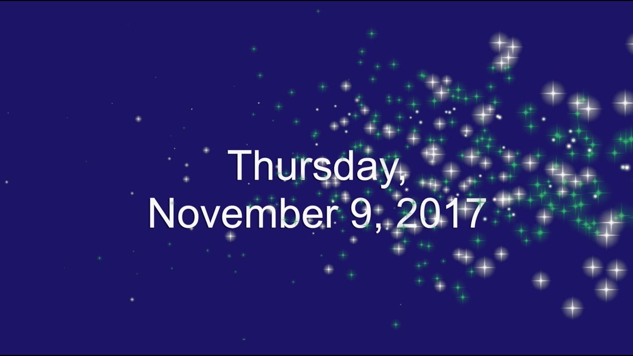 Thursday, November 9 - YouTube