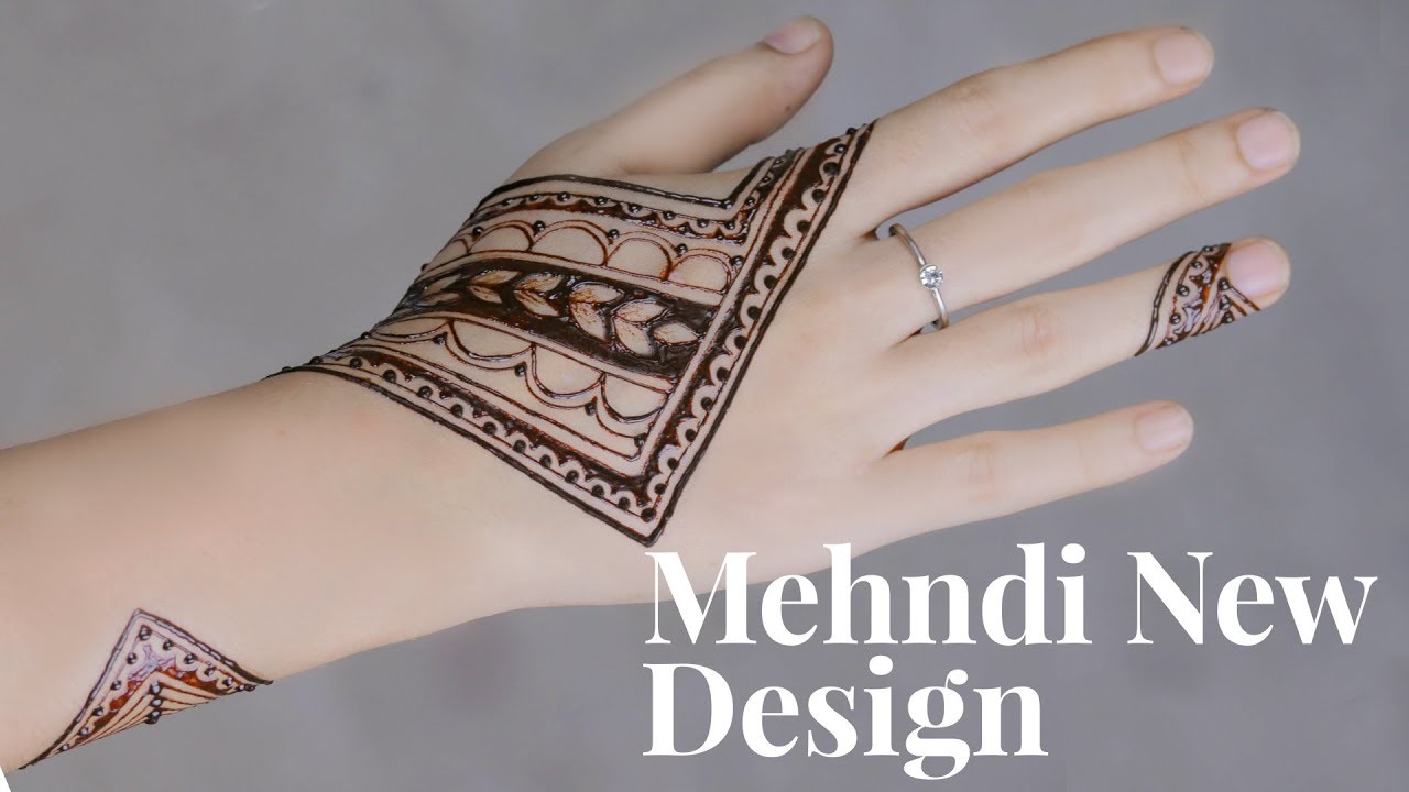 One Side Latest Mehndi Designs 2020 Simple And Easy || Latest One Side ...