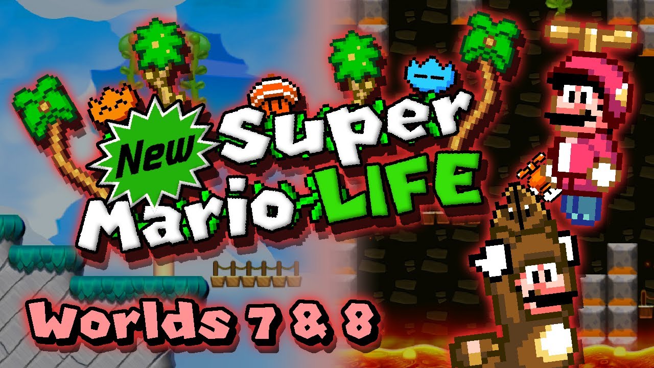 My LONGEST Super World! | New Super Mario Life: Worlds 7&8 Playthrough ...
