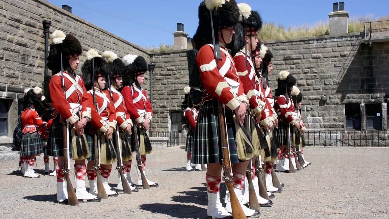 78th Highlanders ... A Squad and B Squad Inspection (August 2016) - YouTube