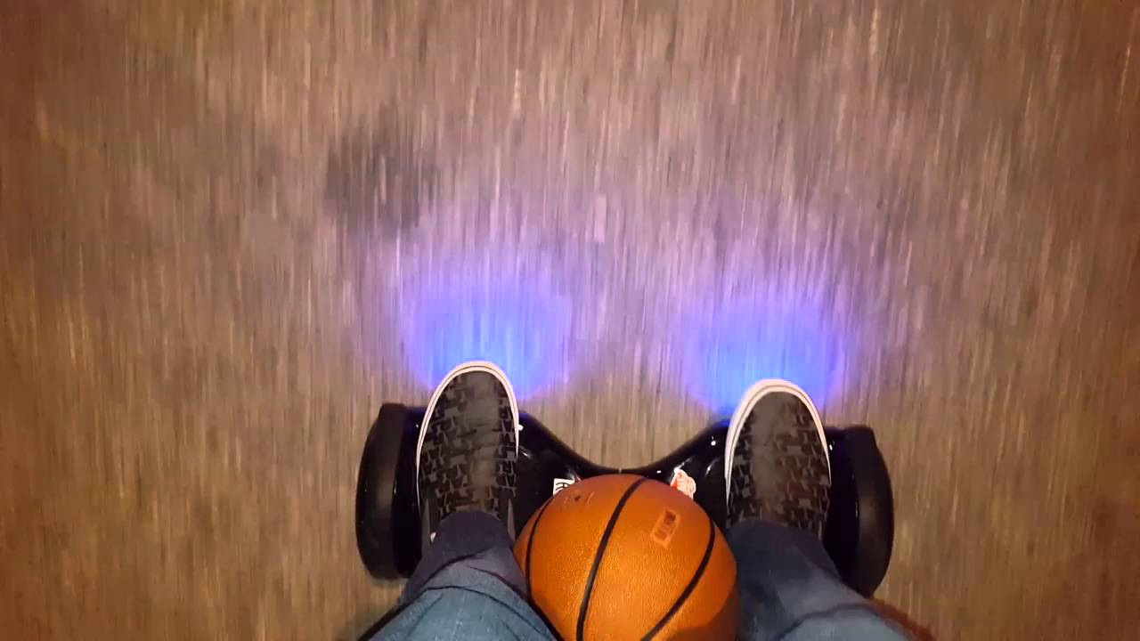 Will it work to carry a basketball on a hoverboard episode 2 - YouTube