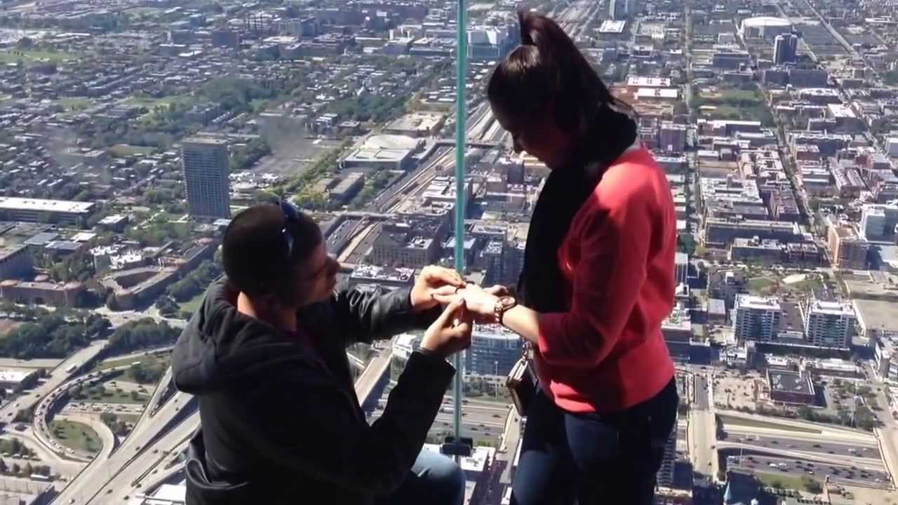 Willis Tower ledge proposal - YouTube