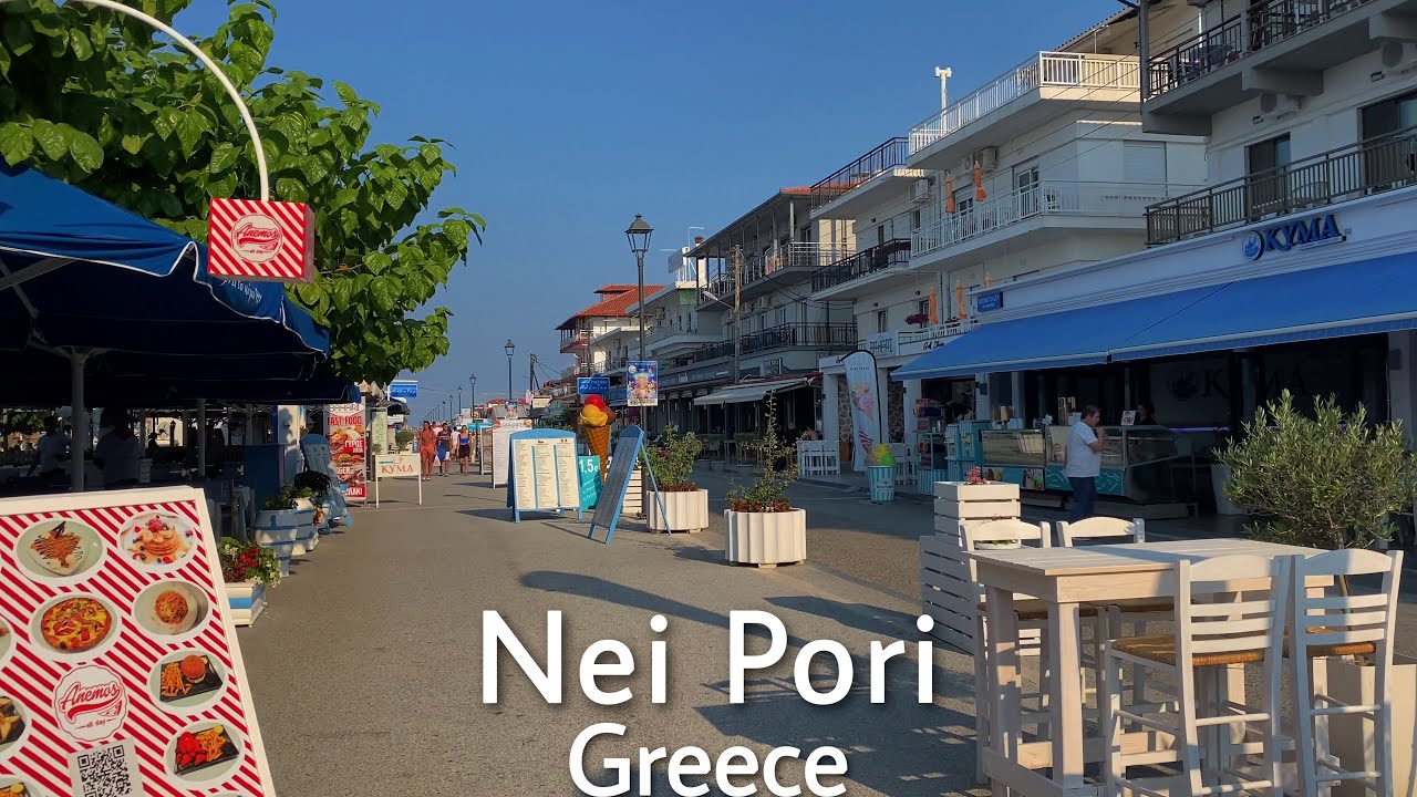 Nei Pori Greece Walking Tour 2022 - YouTube