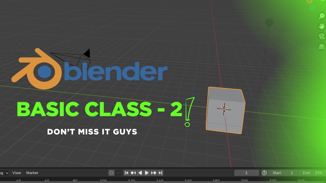Blender Basic Classes part - 2 | CGI & vfx | @AvulaVenkatasaiyadav ...