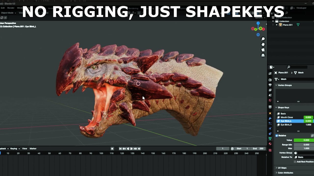 Blender Shapekeys For Beginners A Simple Yet Powerful 3d Tool Youtube