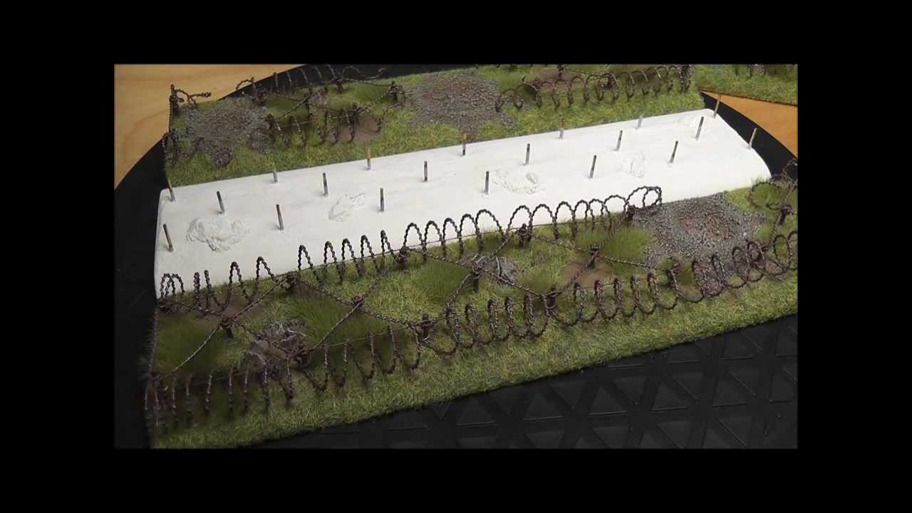 James' Resins 15mm resin bocage, minefields and barbed wire ...