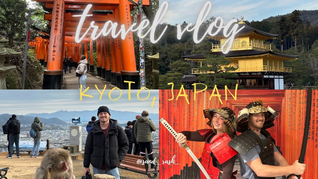 KYOTO Japan vlog - monkeys, Nara deer, site seeing - YouTube