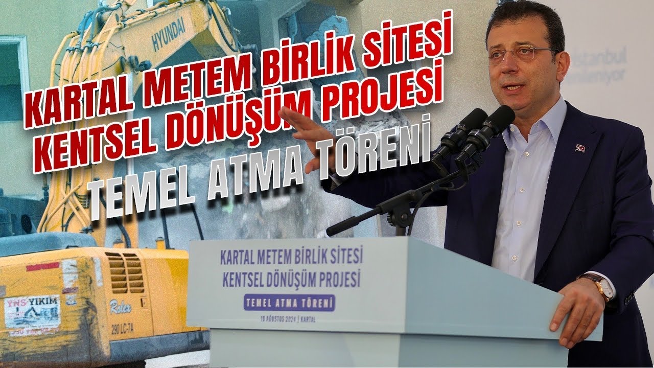 KARTAL’DA KENTSEL DÖNÜŞÜM TEMELİ - YouTube