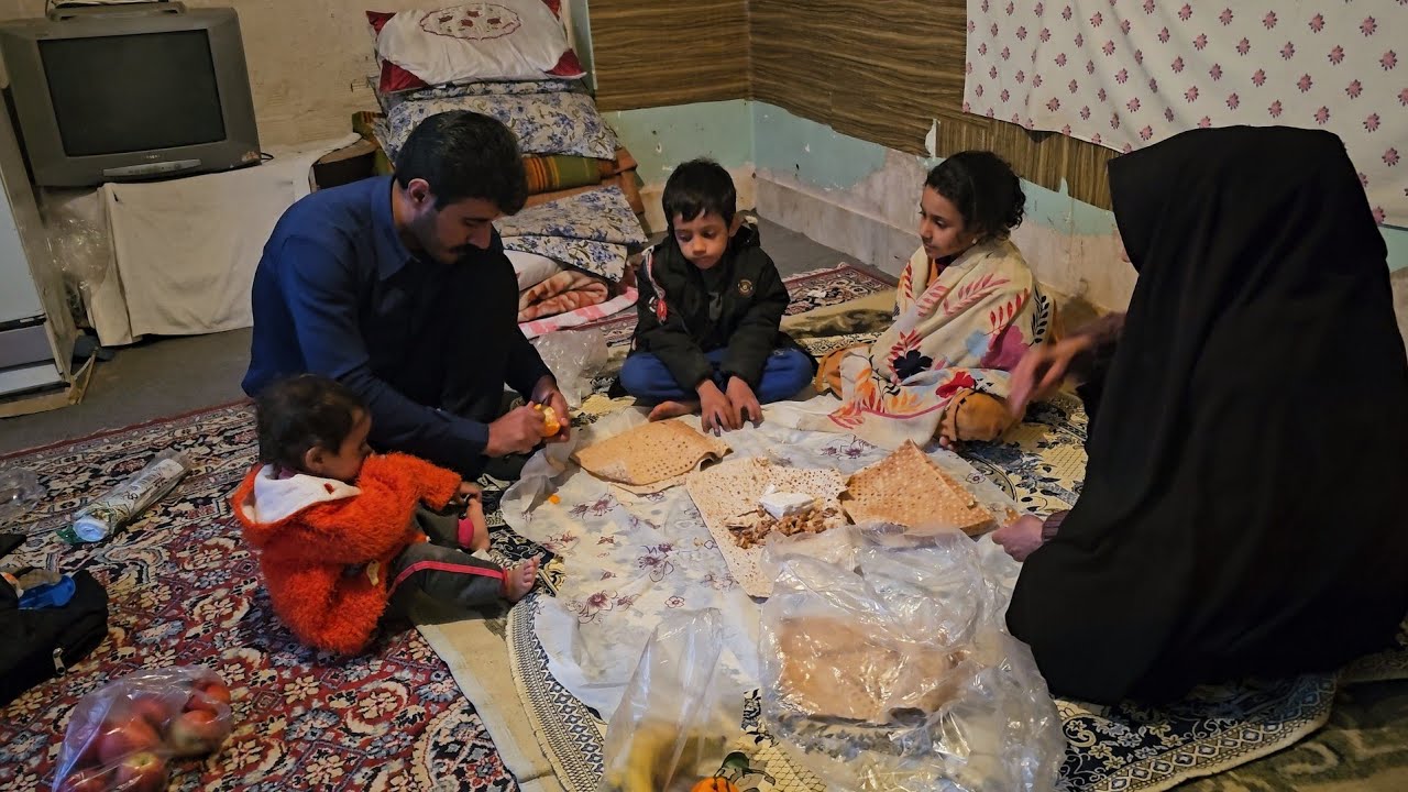 Cooperation of children with their father: helping the kind old woman ...