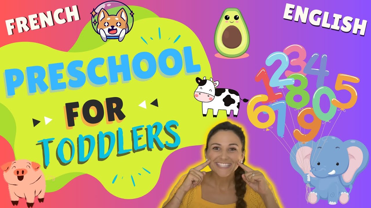 Fun Toddler Preschool Fun Learning Basics French & English | Apprends ...