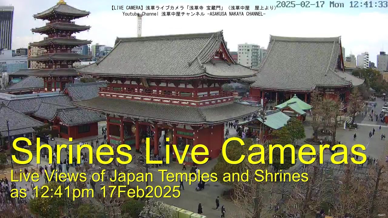 Live Views of Japan's Temples and Shrines - YouTube