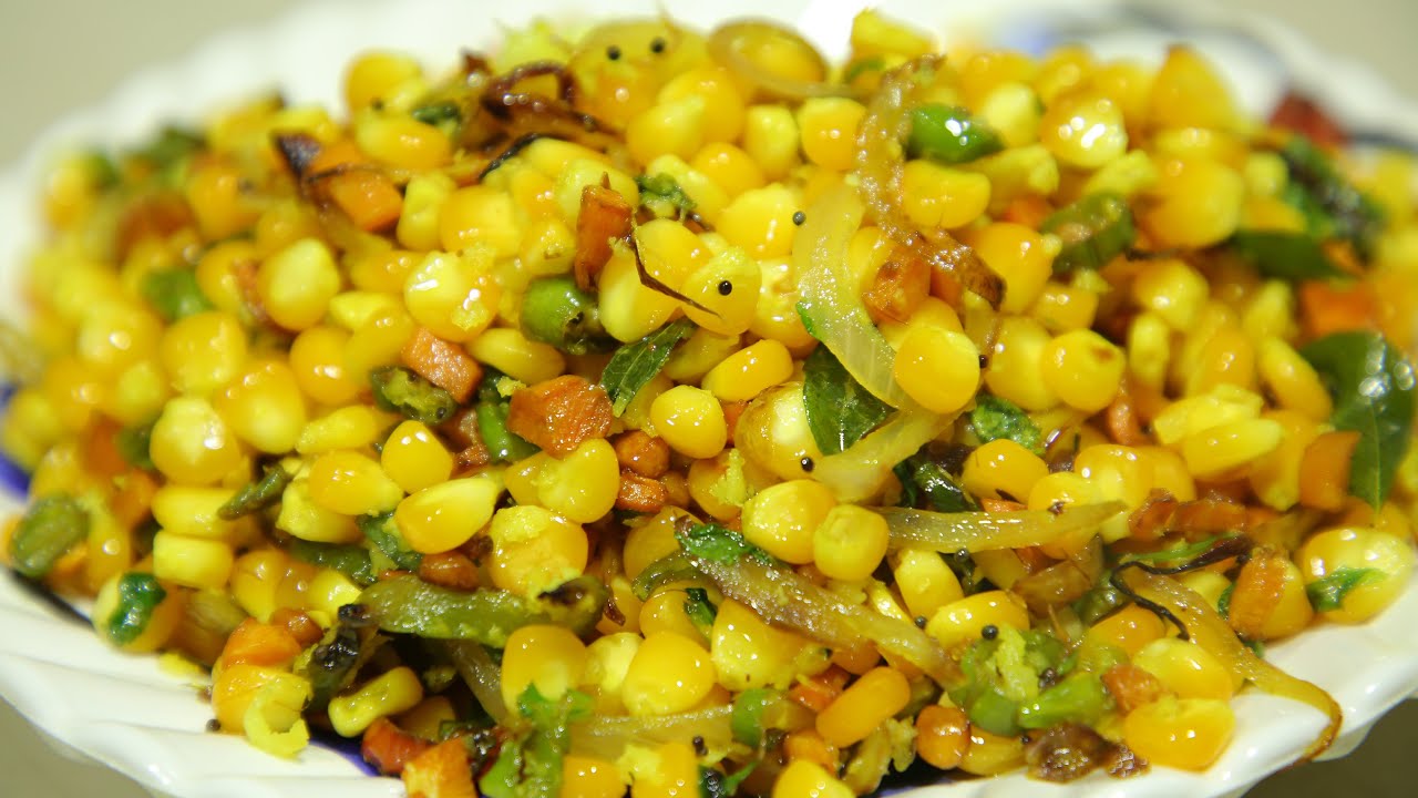 Vegetables corn fry (HOW TO COOK) - YouTube