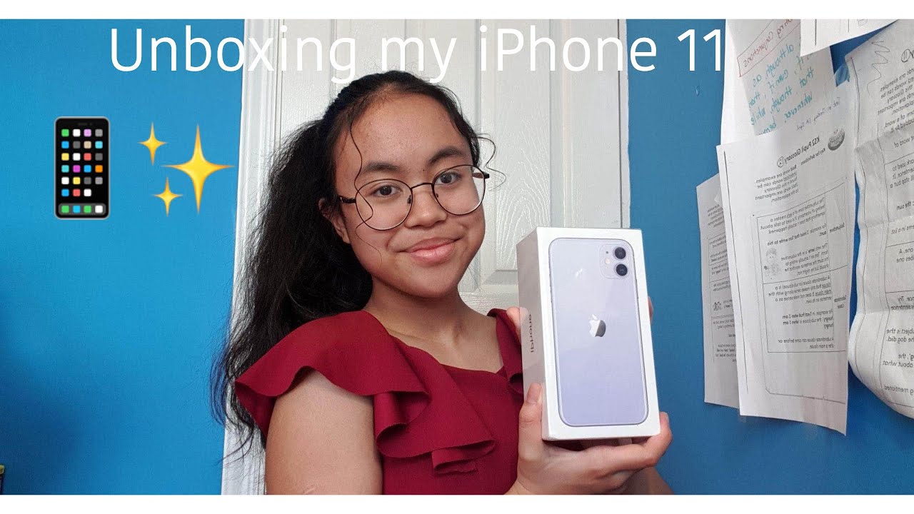 Unboxing my new iPhone 11!! ( 19/07/20) - YouTube