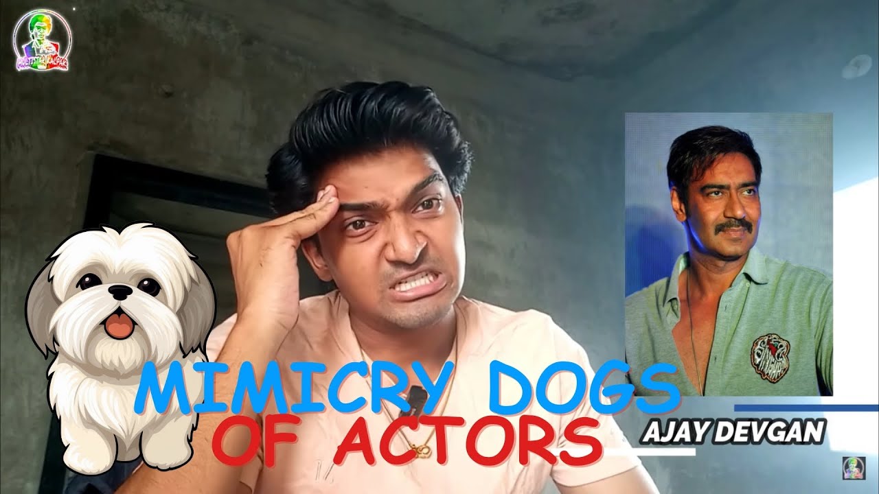 Mimcrey of bollywood actors with mimcrey dogs || #mimcry #mimicryshorts ...