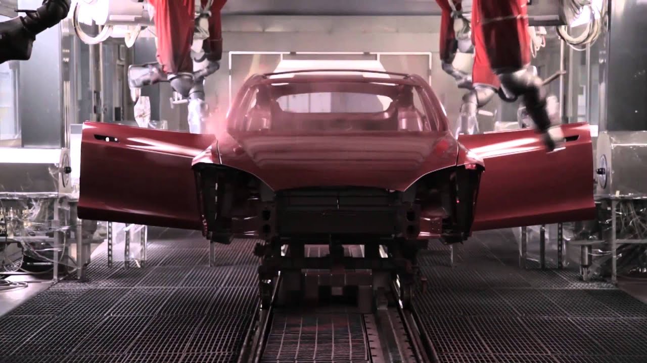 Tesla Factory - Model S Production Paint | AutoMotoTV - YouTube