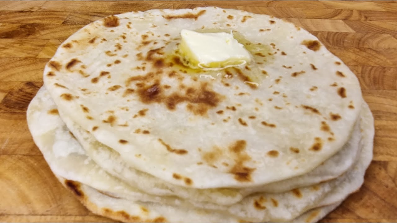 Grate flat bread - easy and fast Roti - YouTube